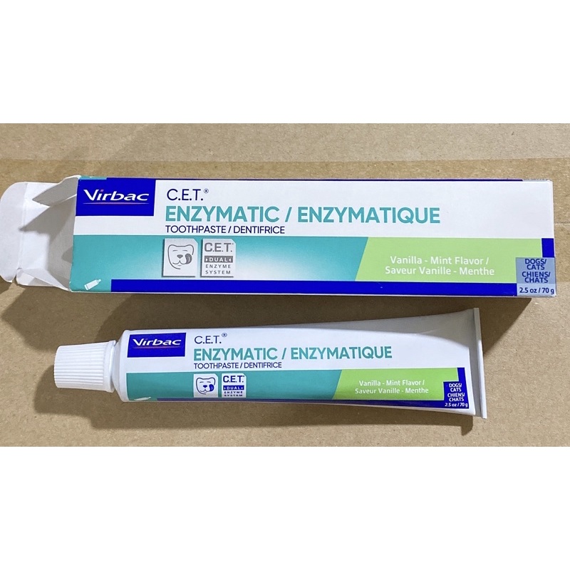 Virbac Toothpaste C.E.T. Enzymatic toothpaste Dog toothpaste Cat ...
