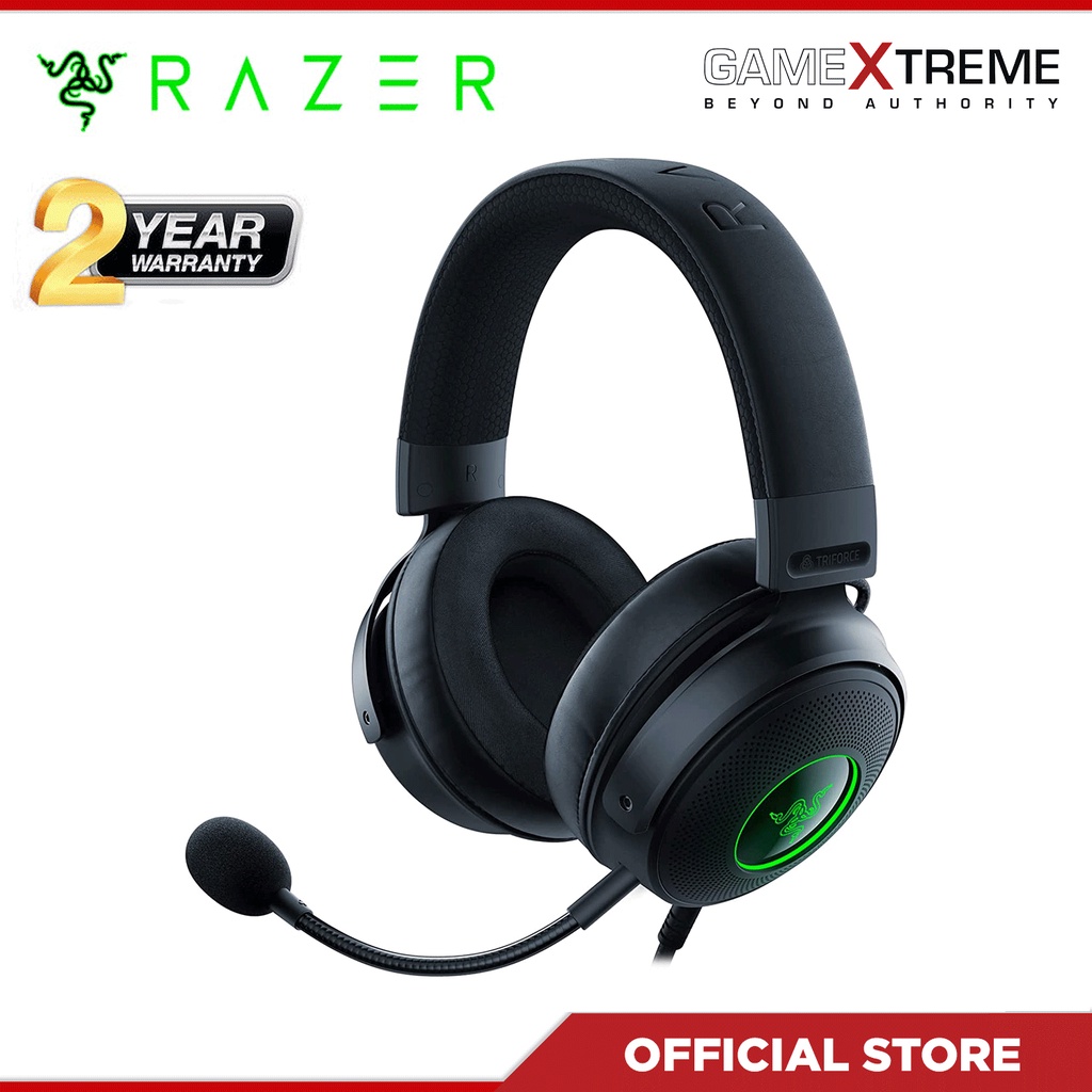 Razer Kraken V3 Wired USB Gaming Headset With Razer Chroma RGB Black ...