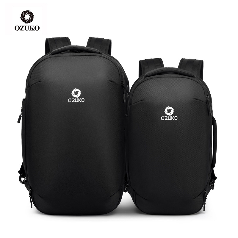 OZUKO New Men Backpack Multifunction USB Charging Waterproof Travel Bag ...