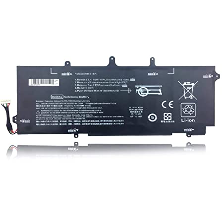 BL06XL Laptop Battery For HP Envy EliteBook Folio G0 1040/ G2 1040/ G1 ...