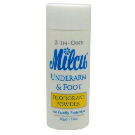 MILCU DEODORANT POWDER 80G | Shopee Philippines