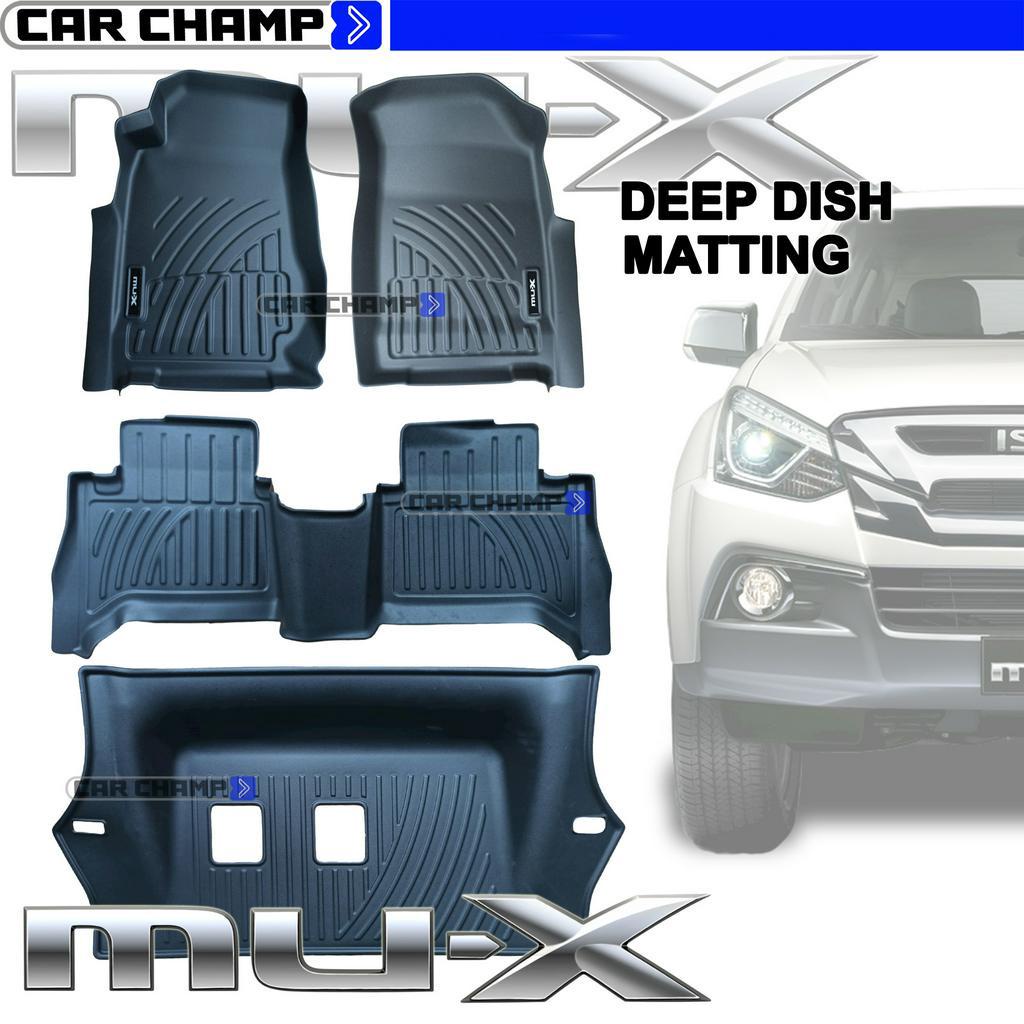 Isuzu MUX 2014 to 2020 OEM 3D / 5D EXTENDED Deep Dish Matting ( Car ...