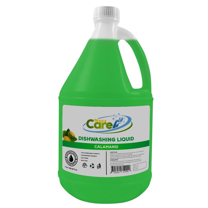 [mega Care] Premium Antibacterial Dishwashing Liquid 1l Pump 3 2l