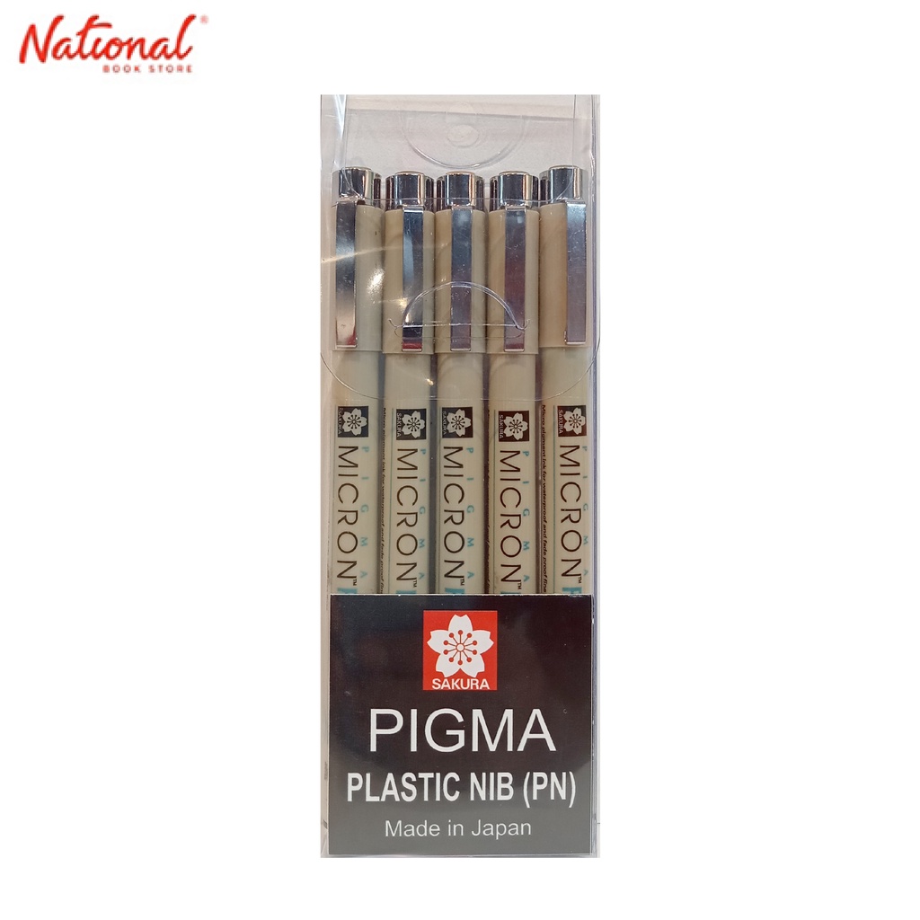 Sakura Pigma Micron Drawing Pen 5'S Xppn-5 National Book Store | Shopee ...