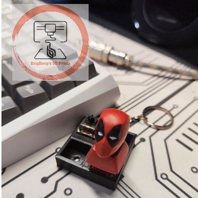 DeadPool Keycap for Mechanical keyboard | Artisan keycap / Resin ...