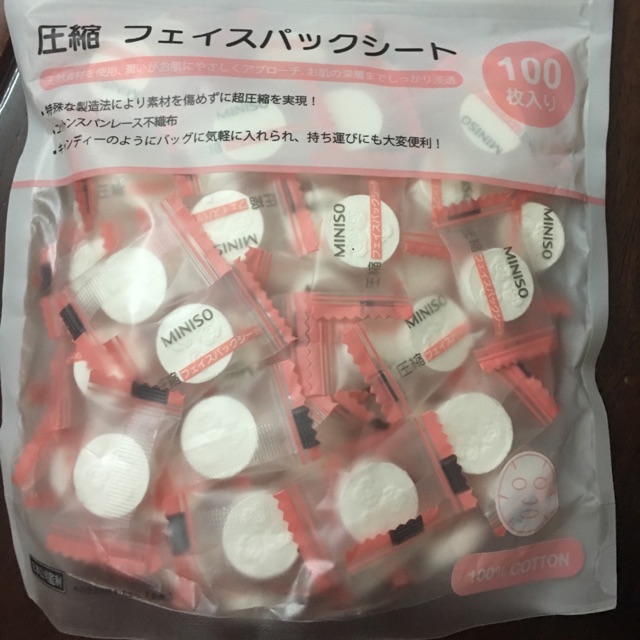 Japanese Miniso paper mask | Shopee Philippines