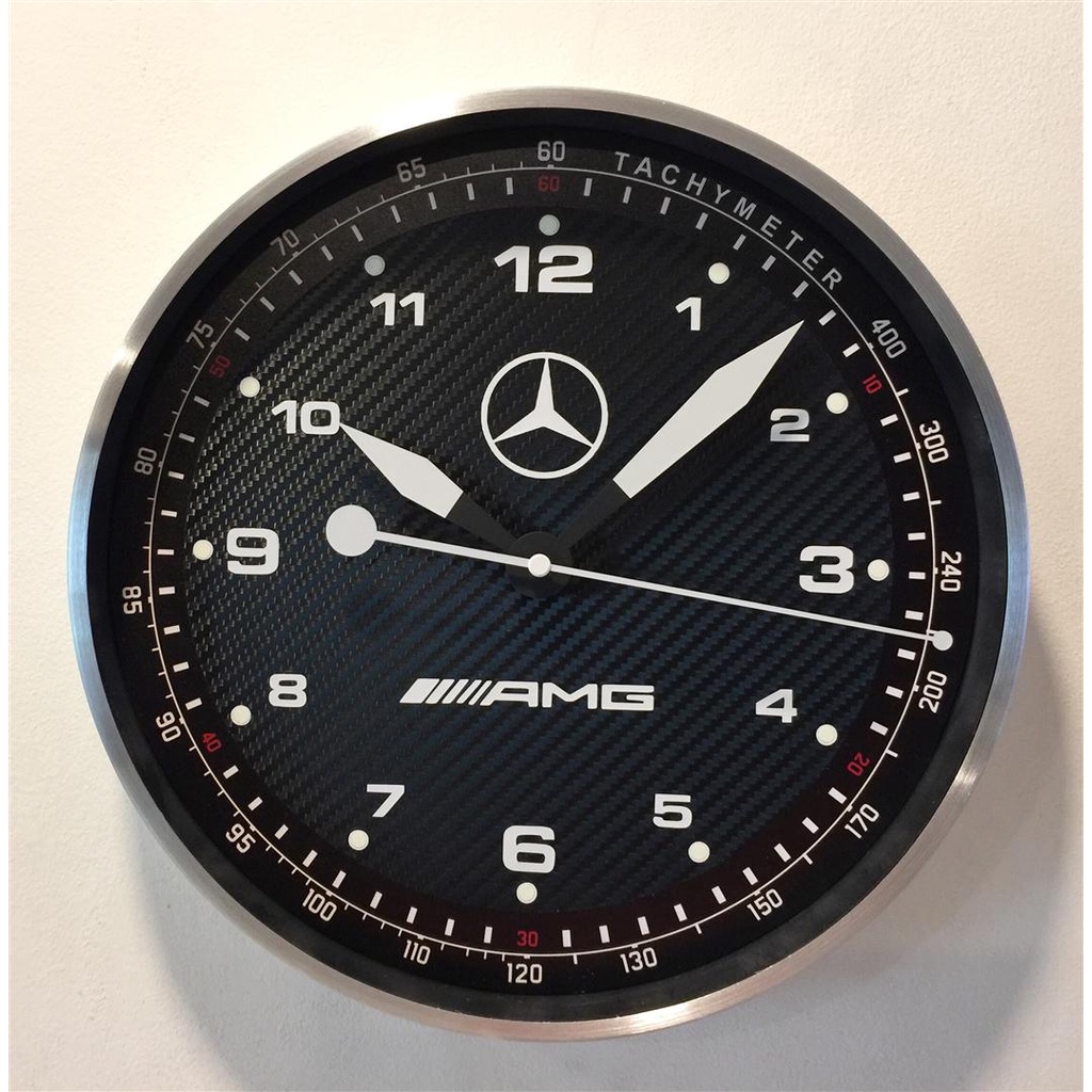 AMG Mercedes Benz Wall Clock - Speedometer Inspired Display Wall Clock ...