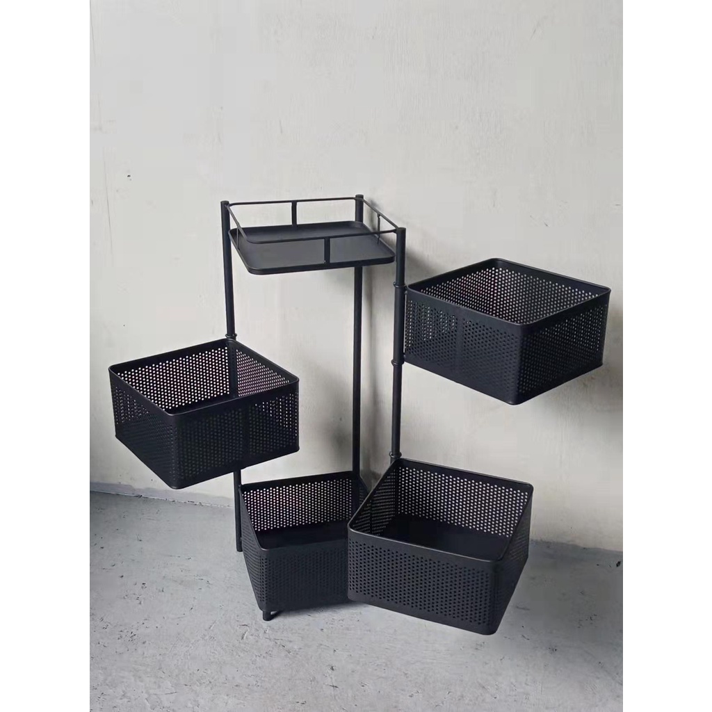 SQUARE STEEL RACK - 4 LAYERS | Shopee Philippines