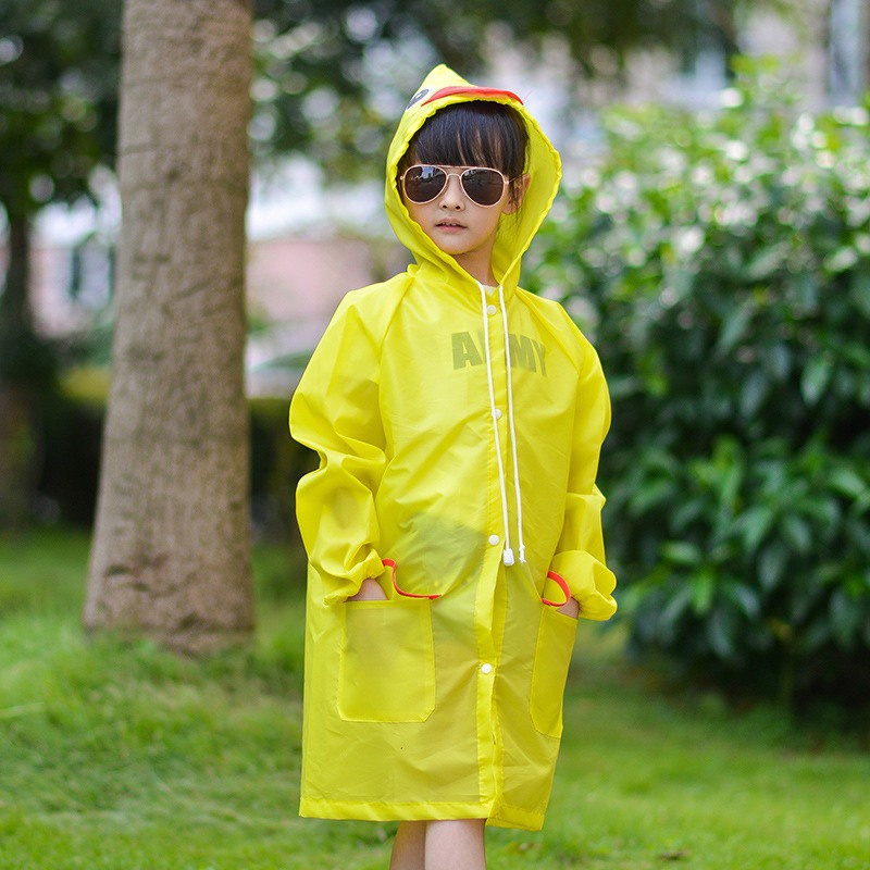 Children Cute Cartoon Waterproof Raincoat Kindergarten Student Raincoat ...