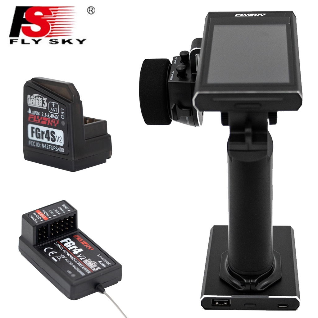 Flysky Noble NB4 2.4G 4CH Radio Transmitter Remote Controller with FGR4 ...