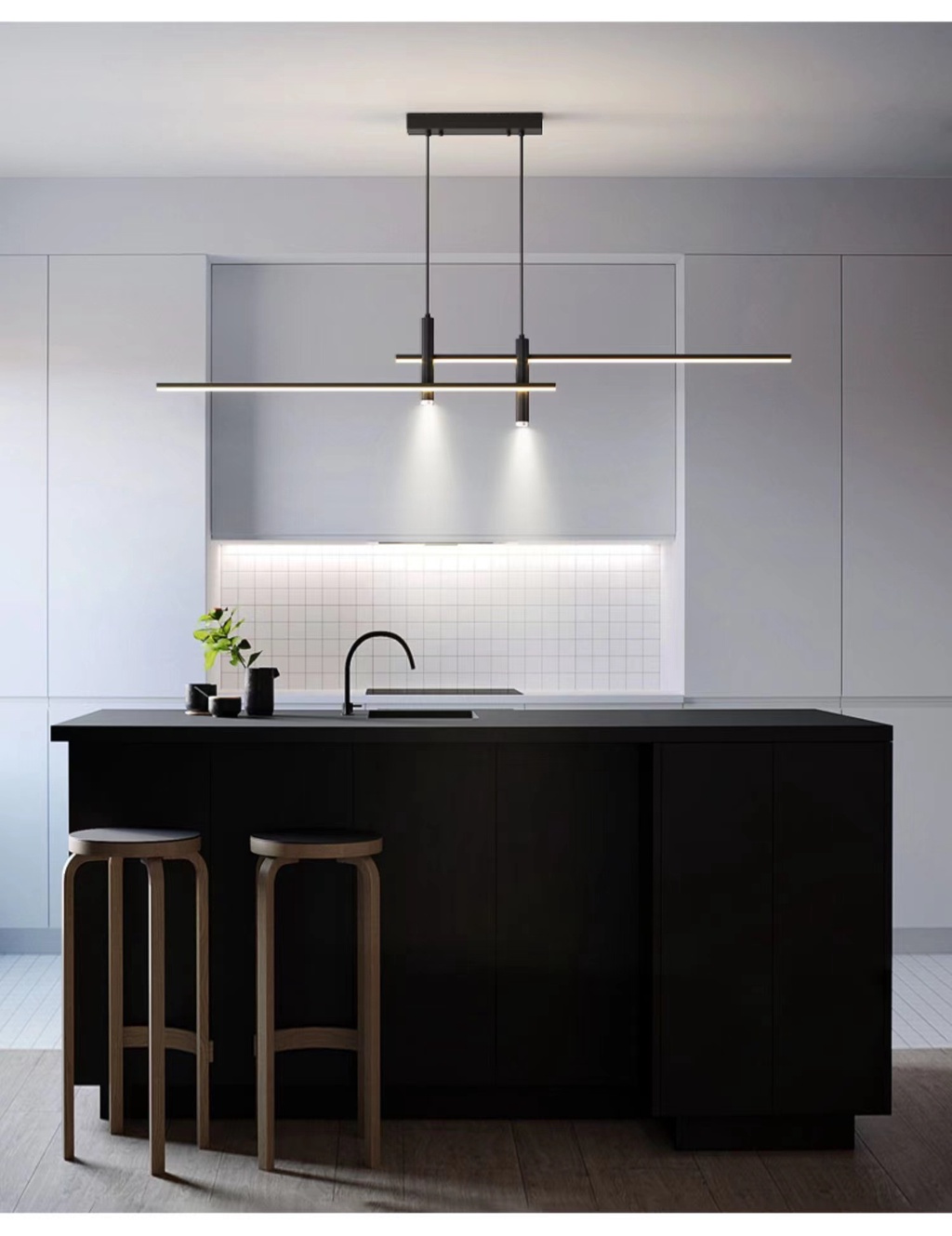 Modern Dining Light Minimalist Chandelier Ceiling Light Led Restaurant ...