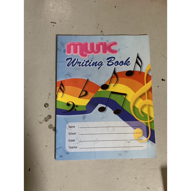 Music writing notebook | Shopee Philippines