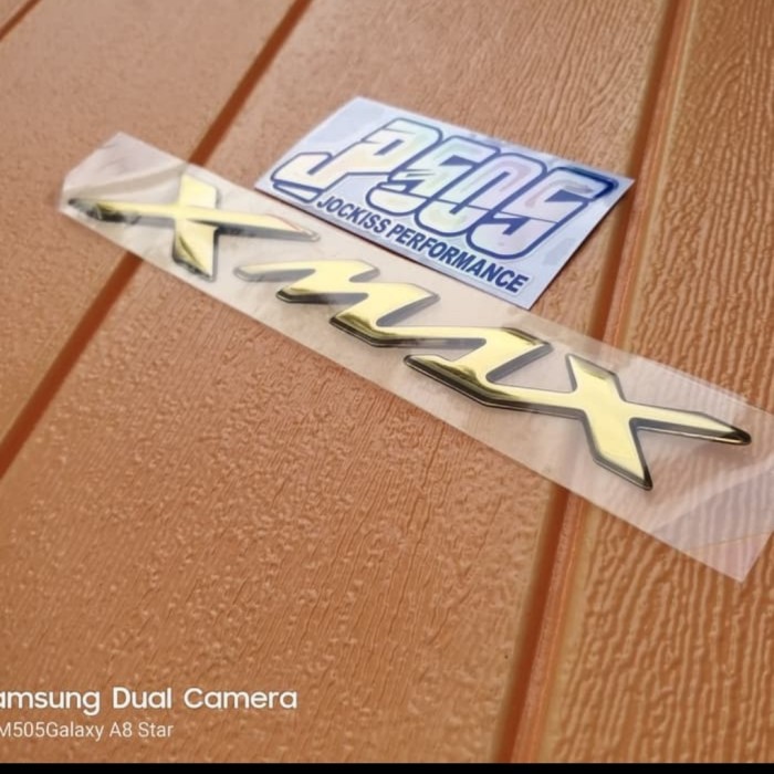 YAMAHA XMAX LOGO EMBLEM, ORIGINAL YAMAHA X-MAX GOLD | Shopee Philippines