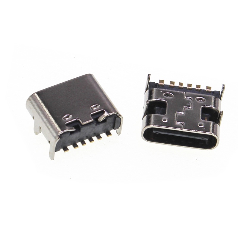 USB3.1 6pin/16pin Type-C DIP 3A Micro USB Connector Female Port Socket ...