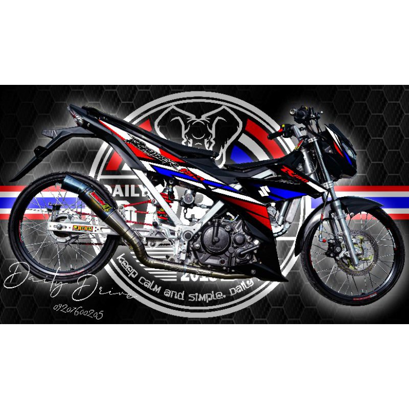 RAIDER 150 FI (1ST GEN CONCEPT) STOCK DECAL DESIGN | Shopee Philippines