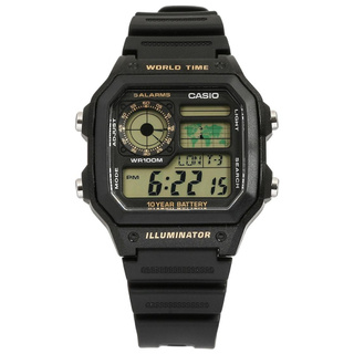 Casio AE-1200WH-1BVDF Digital Rubber Strap Watch For Men | Shopee Philippines