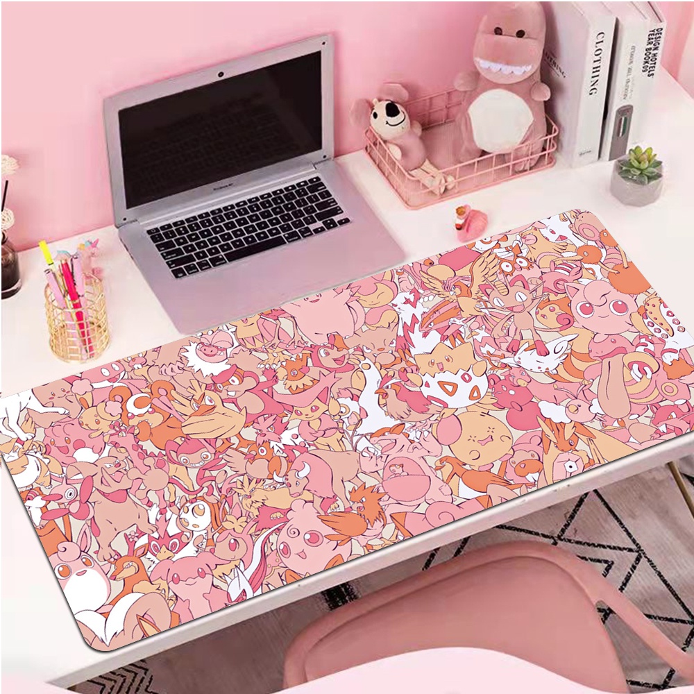 Mousepad Cute Kawaii Gaming Accessories Non-slip Mouse Pad Gamer ...