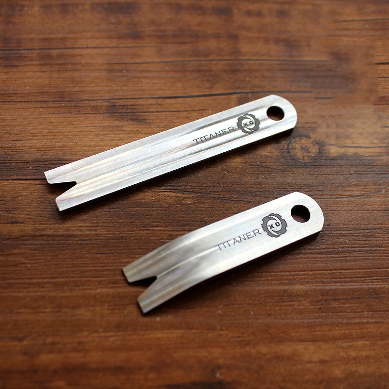 TC4 Titanium Alloy Mini Small Crowbar EDC Portable Gadget Keychain ...