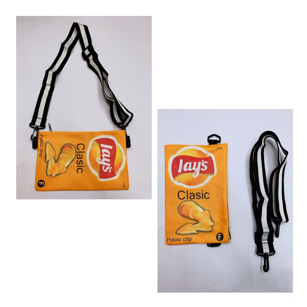 Lays Potato Chips Sling Bag | Shopee Philippines