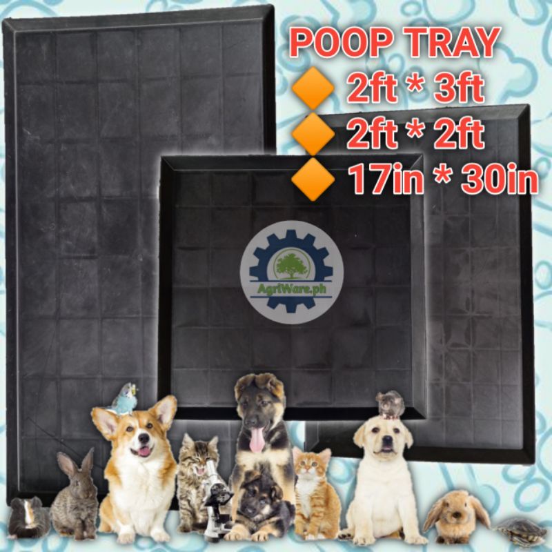 Poop Tray, Litter Tray, Foot Disinfectant Tray (M,L,XL,XXL,XXXL ...