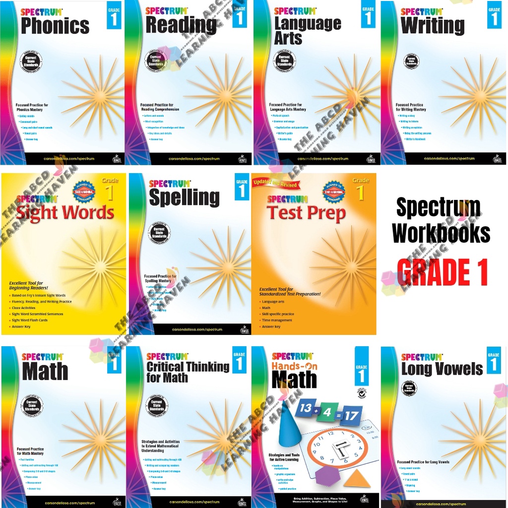 SPECTRUM Workbooks for Grade 1 | Shopee Philippines