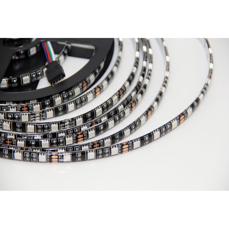 New 5M SMD 5050 RGB/White Warm white color Black PCB LED Strip 300LEDs ...