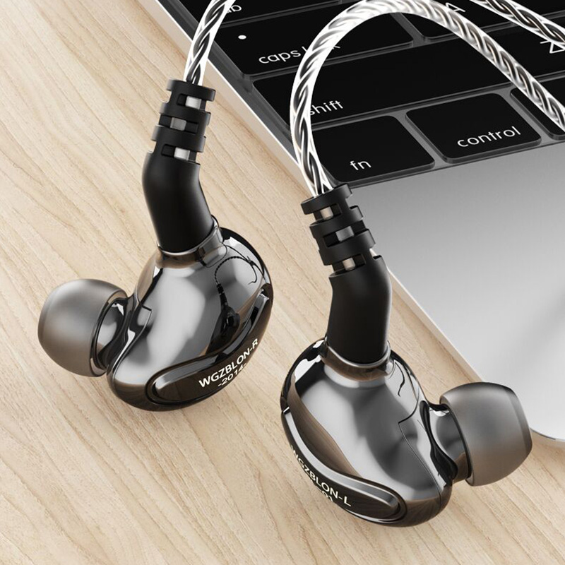 BLON BL-01 BL01 Earphone 10mm Biology Fiber Diaphragm Driver In Ear Headphone DJ Running Earbuds ...