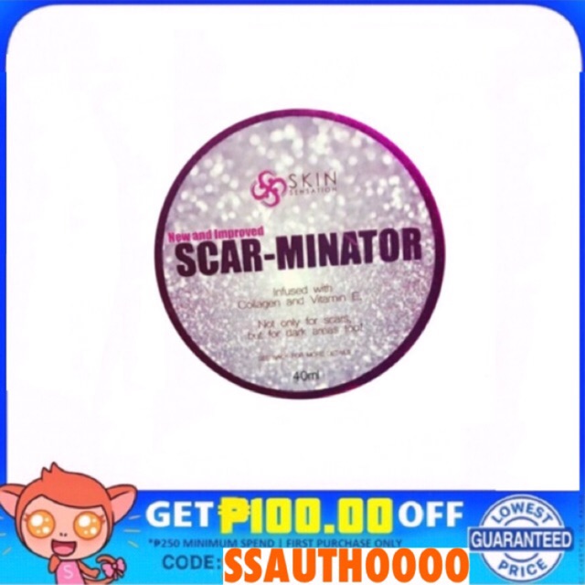 Authentic Skin Sensation Scarminator Cream 50ml Scar Minator Scar
