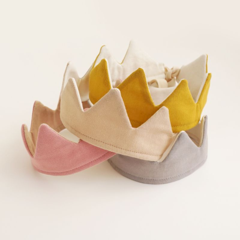 SEWAKTUCIL Signature Crown - Baby and Kids Fabric Crown / King Queen ...