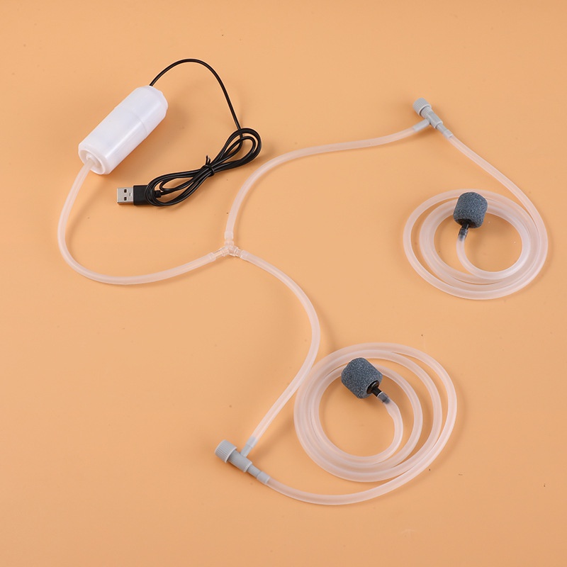 &5V 1W Mini USB Aquarium Oxygen Air Pump Fish Tank Silent Air ...