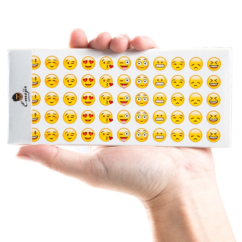 Ossayi 12 Sheet Emoji Stickers Decals Emoticons Smiley Face Journal ...