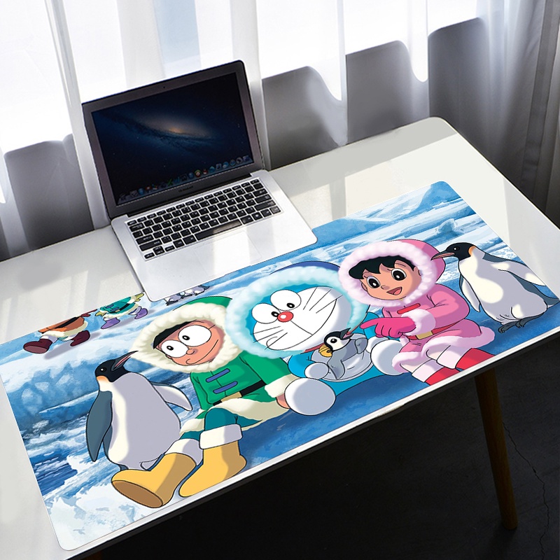 Mouse pad Doraemon Anime Gaming Accessories Large Mousepad Gamer Office ...
