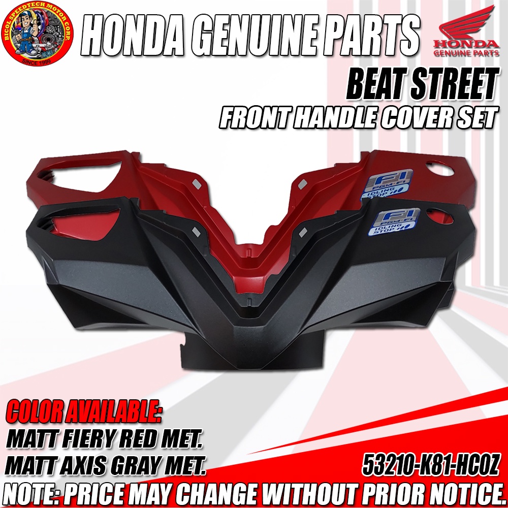 BEAT Fi V2 STREET FRONT HANDLE COVER SET (HPI) (Genuine: 53210-K81 ...
