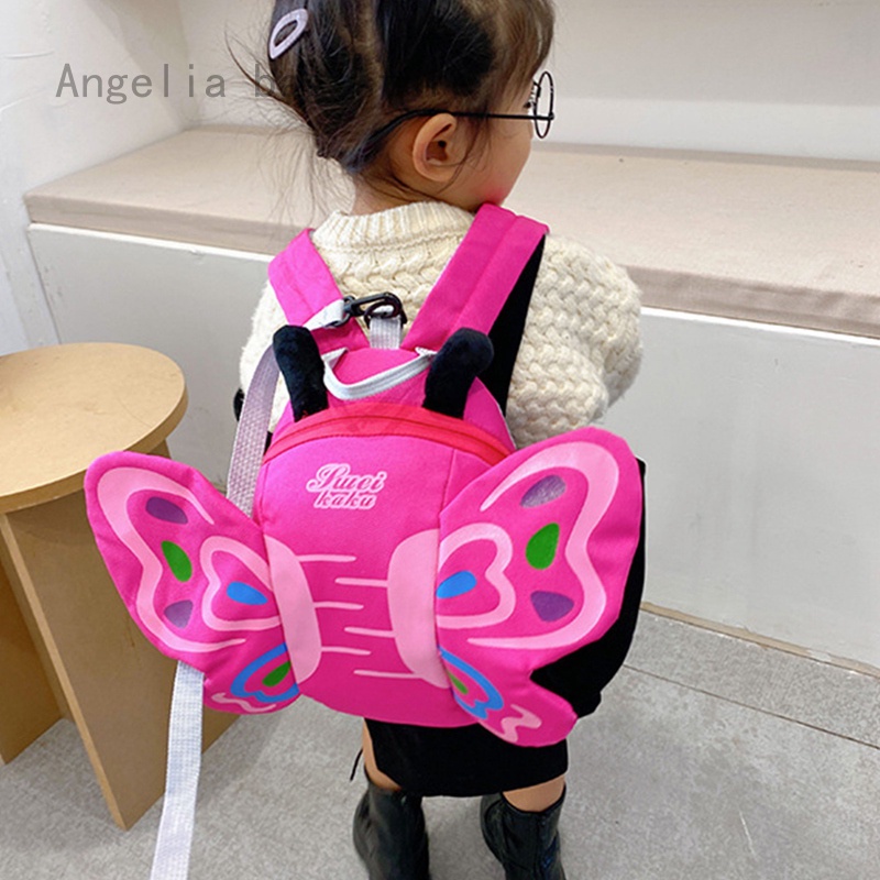 Cartoon Butterfly Baby Anti-lost Bag Children Backpacks kindergarten ...