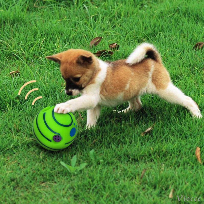 [HOT!] Wobble Squeaky Ball with Funny Sounds Interactive Dog Toys Make ...
