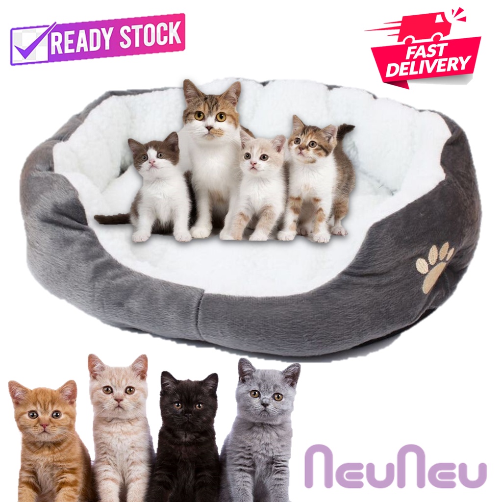 Cat KATIL SOFT COMFORTABLE CAT BED WASHABLE TWO LAYER PET CAT SOFA ...