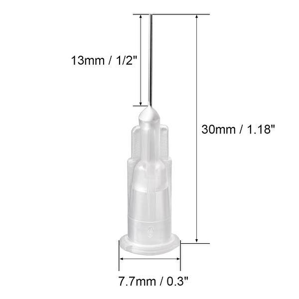Dispensing Needles 27 Gauge 27G Blunt Needle Luer Lock ( 0.5" Inch 13mm ...