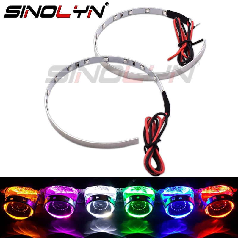 LED Devil Eyes Demon Eye Retrofit For Projector Headlight Lens ...