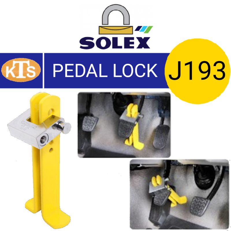 SOLEX CAR PEDAL LOCK J193 | Shopee Philippines