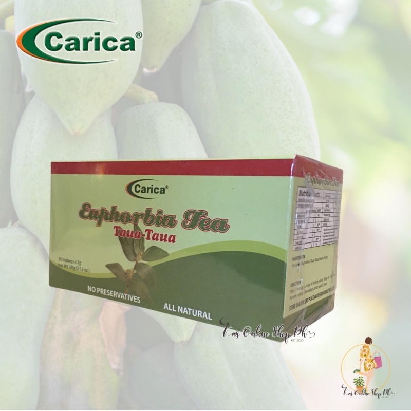 Carica Euphorbia / Taua-taua / Tawa-tawa Tea (Euphorbia hirta) - Box of ...