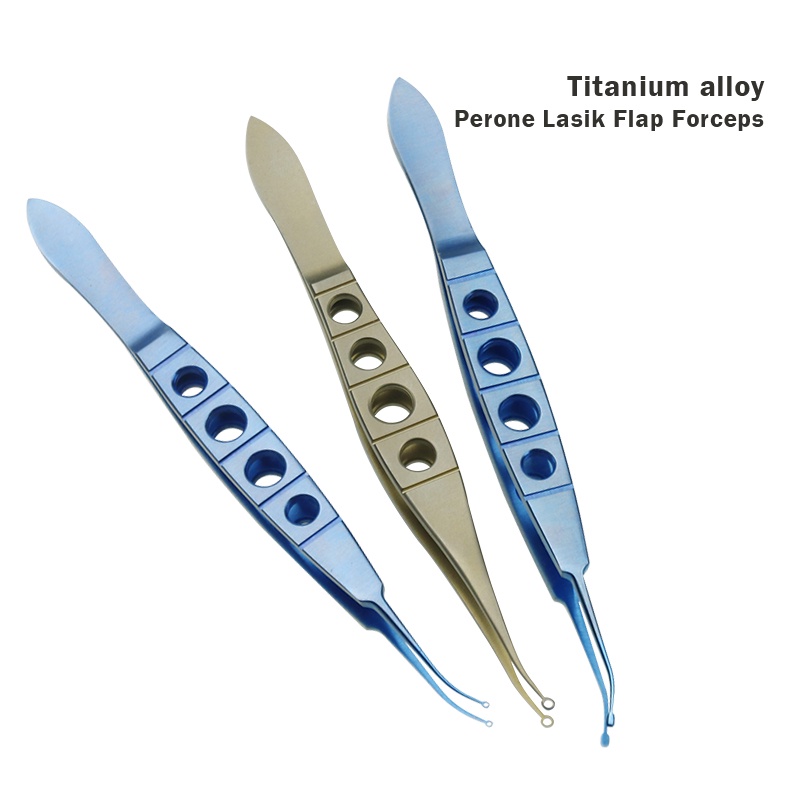 Titanium Autoclavable Perone LASIK Forceps with Hole Eye Plastic ...