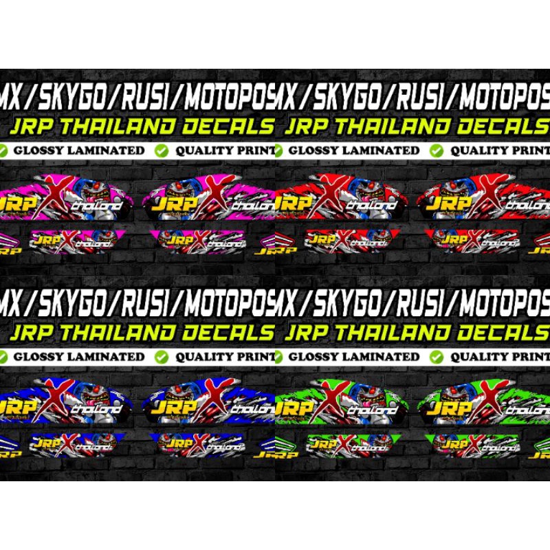 TMX RUSI SKYGO PINOY JRP DECALS | Shopee Philippines