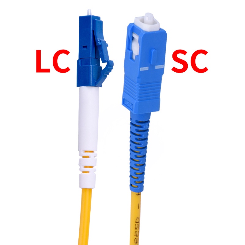 Single-mode fiber patch cord SC-SC to LC-FC-ST pigtail carrier grade ...
