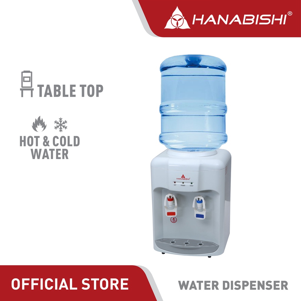 Hanabishi Hot and Cold Table Top Water Dispenser HTTWD200 | Shopee ...