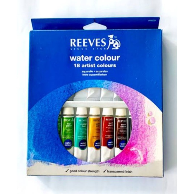 REEVES watercolor 18 colors | Shopee Philippines