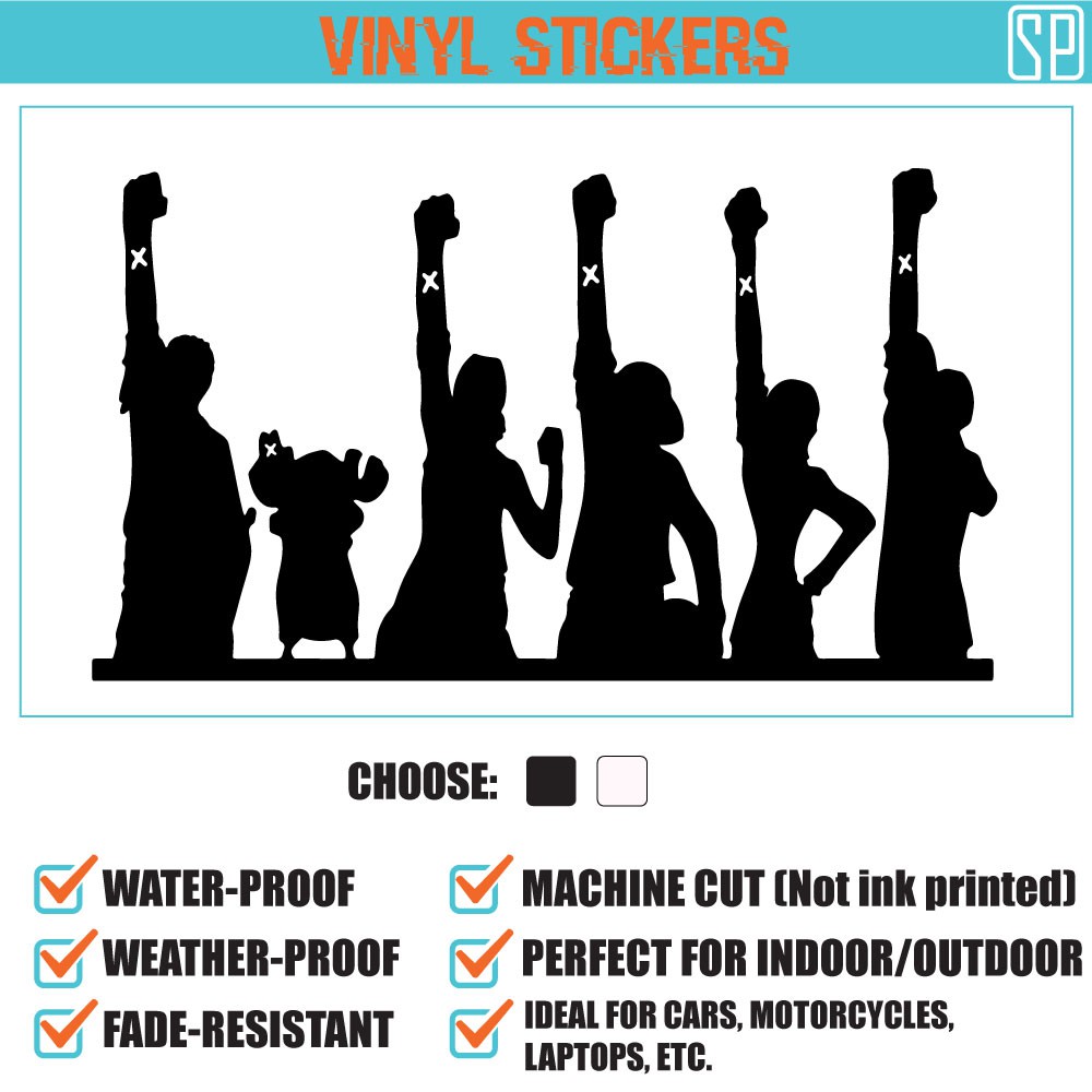 Strawhat Crew - Vinyl Sticker - One Piece | Shopee Philippines