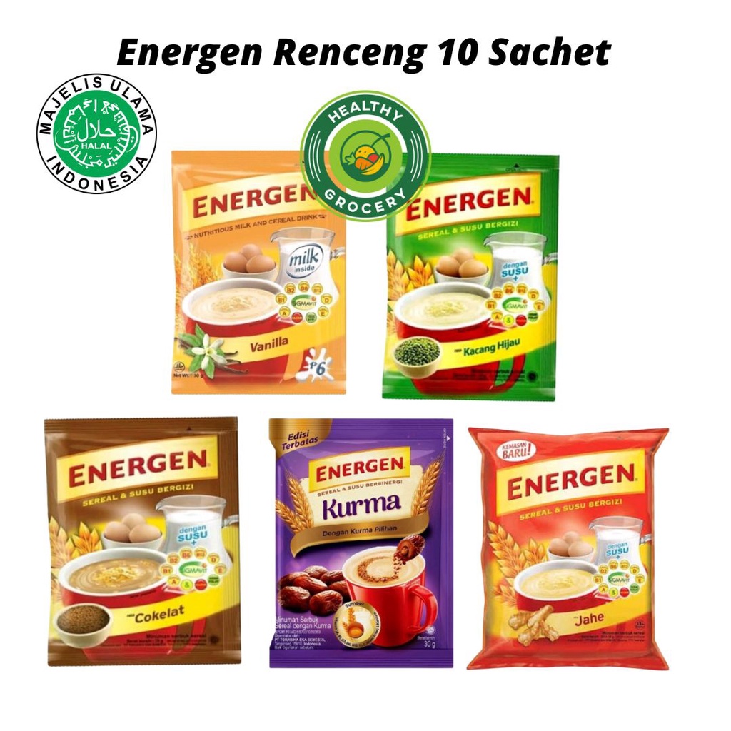 Energen Liquids 10 Sachets All Variants | Shopee Philippines