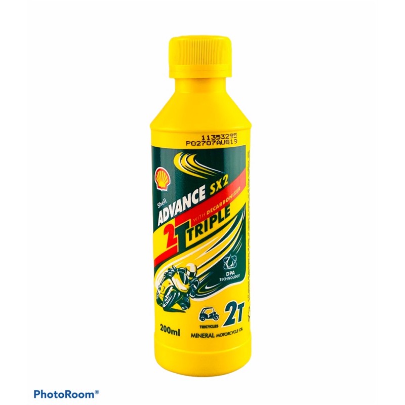SHELL ADVANCE SX2 2T TRIPLE with Decarbonizer 200ml | Shopee Philippines