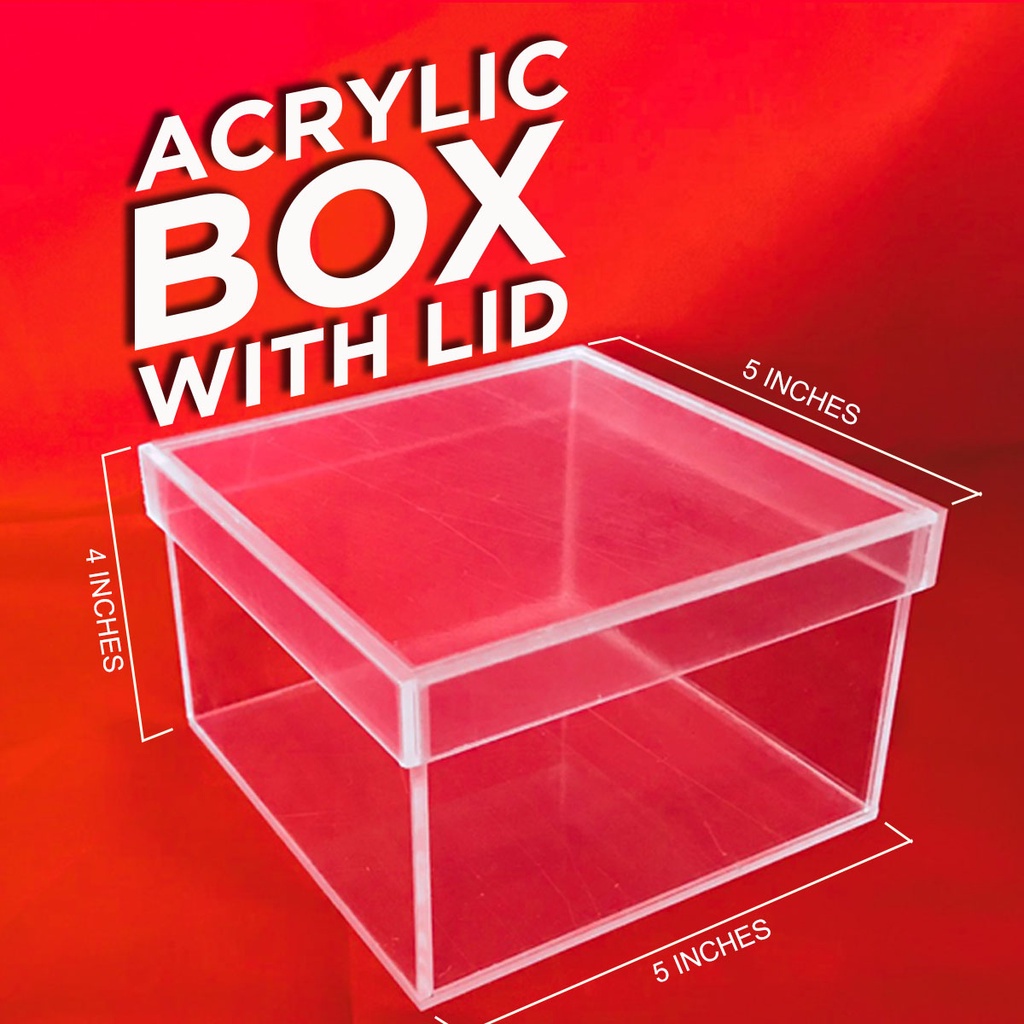 Acrylic Box with Lid | Shopee Philippines