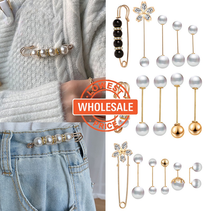 [ Wholesale Prices ] 4/5/6 Pcs Waist Collection Artifact Button Brooch ...